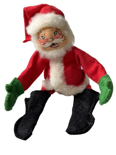 VTG Annalee Mobilitee Posable Santa Claus Doll Vintage | eBay