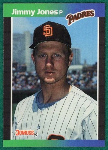 Jimmy Jones - 1989 Donruss #247 - San Diego Padres Baseball Card | eBay