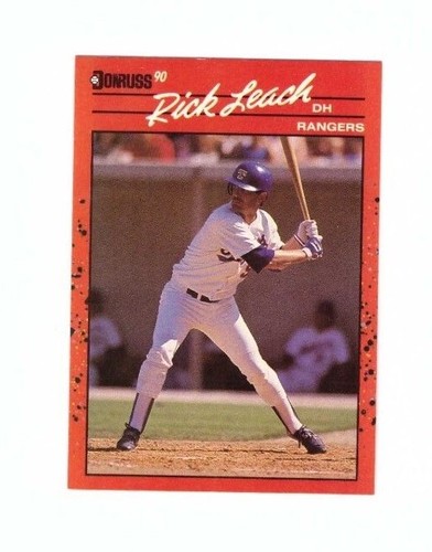 1990 Donruss Baseball card #613 Rick Leach Rangers EX-NRMT | eBay