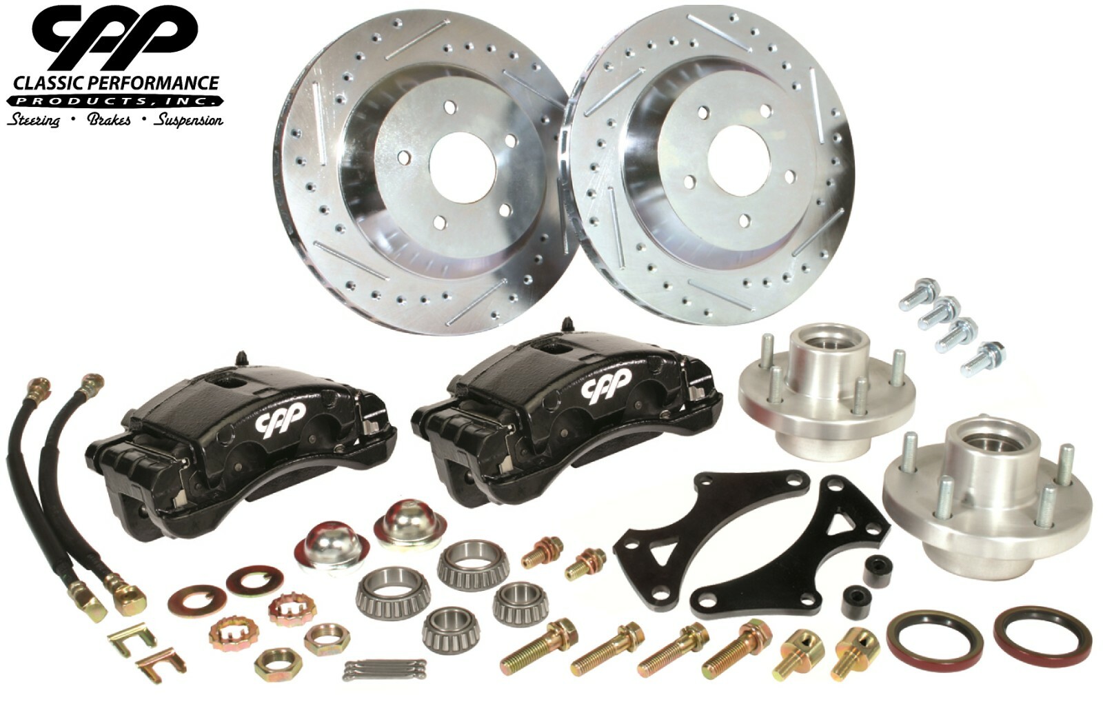 CPP Mustang II 2 IFS 13" Big Brake Disc Kit For Modular Stock Spindles ...
