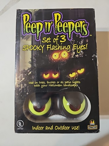 PEEP N’ PEEPERS Halloween Lights Outdoor Bushes Party Spooky Evil ...