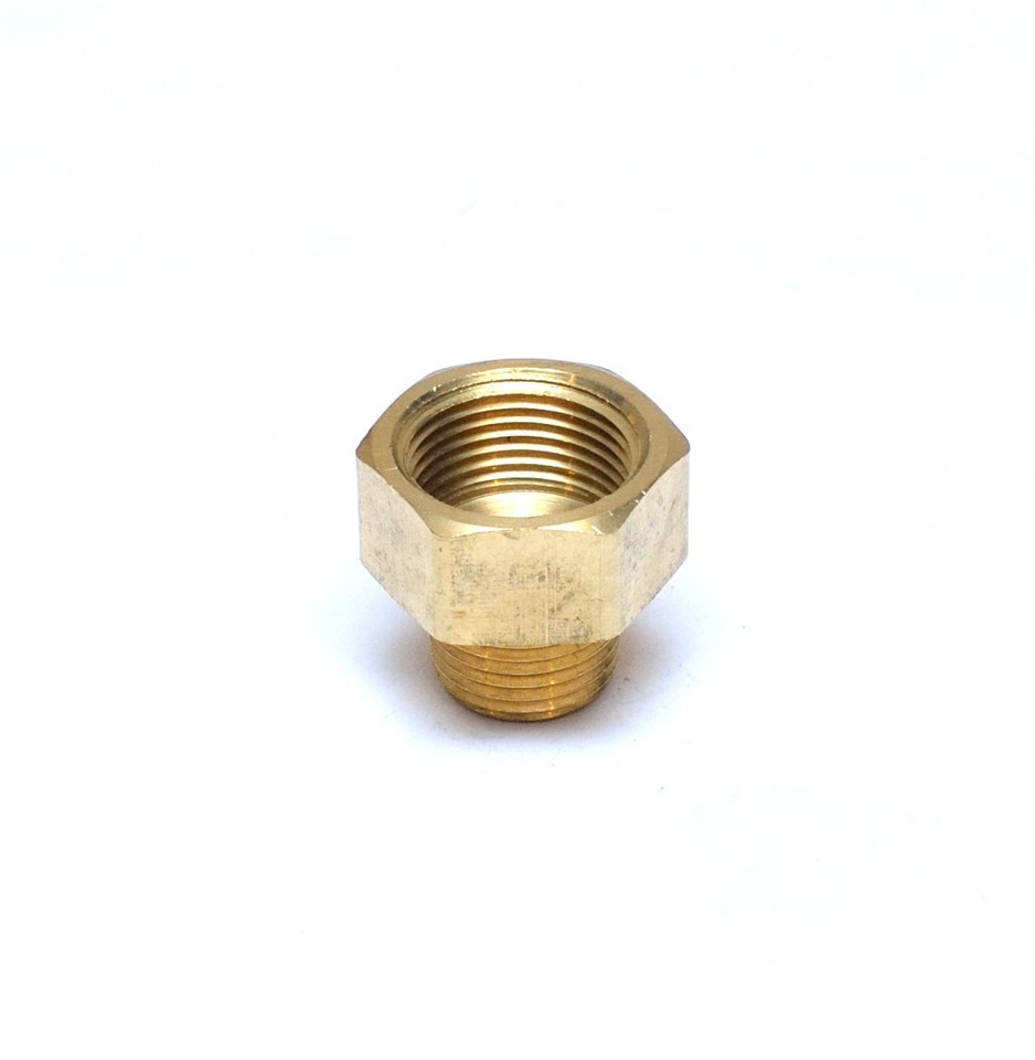Reducer Pipe Adapter 3/4 Female Npt to 1/2 Male Npt Brass Fitting Water ...