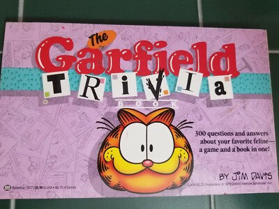 The Garfield Trivia Book Jim Davis Vintage First Edition 1986 ...
