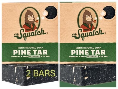 DR. SQUATCH PINE TAR BAR 2PC | eBay
