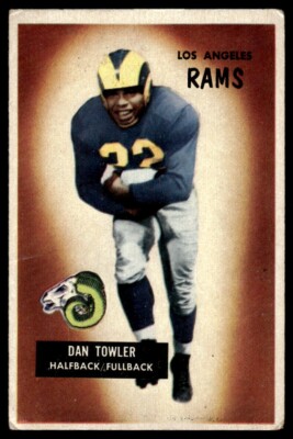1955 Bowman Football Card Dan Towler Los Angeles Rams #47 VG | eBay