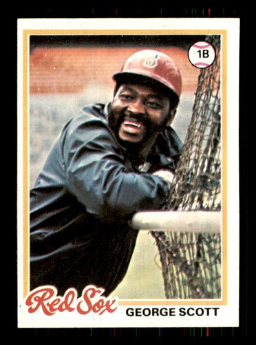 1978 Baseball Topps George Scott Boston Red Sox #125 | eBay