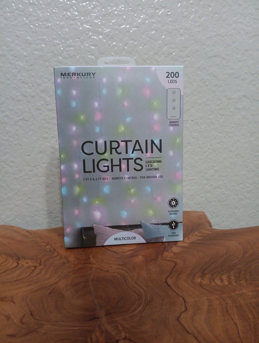 Cascading Led Lights 12" LED Cascading Meteor Light Tube Black Wire