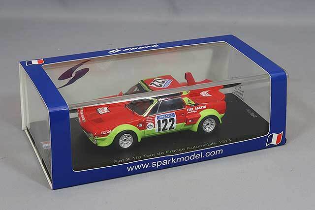 Spark SF158 1/43 FIAT X 1/9 ABARTH NO.122 TOUR DE FRANCE AUTOMOBILE ...