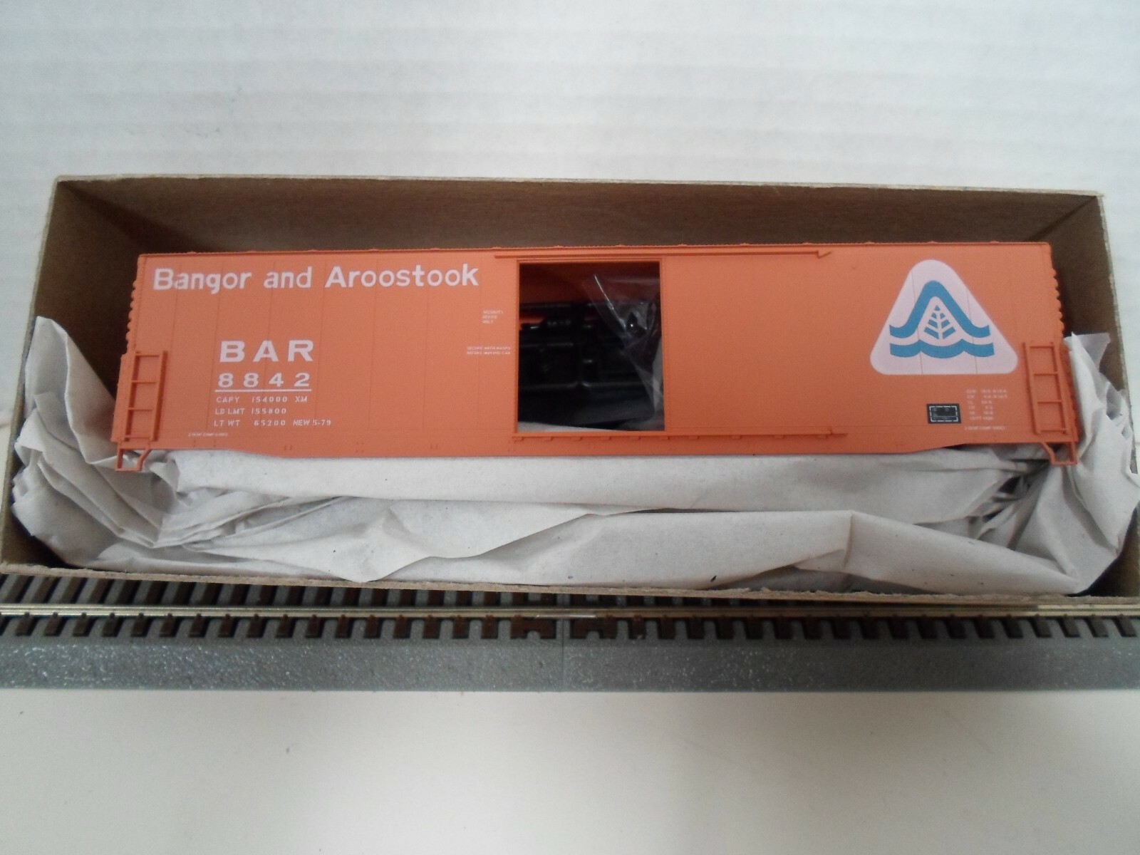 Accurail #5723 - 50 Ft BANGOR & AROOSTOOK Welded Side Boxcar | eBay