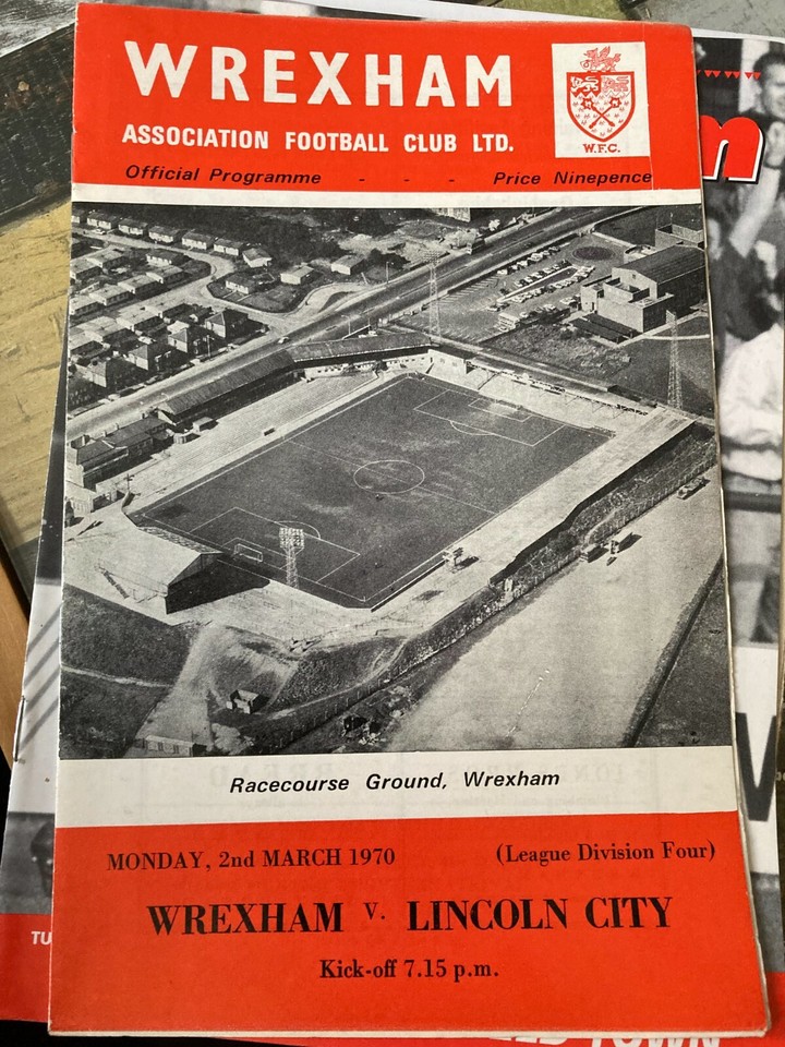 Wrexham HOME & AWAY programmes 1960s 1970s 1980s 90s League & Cup ...