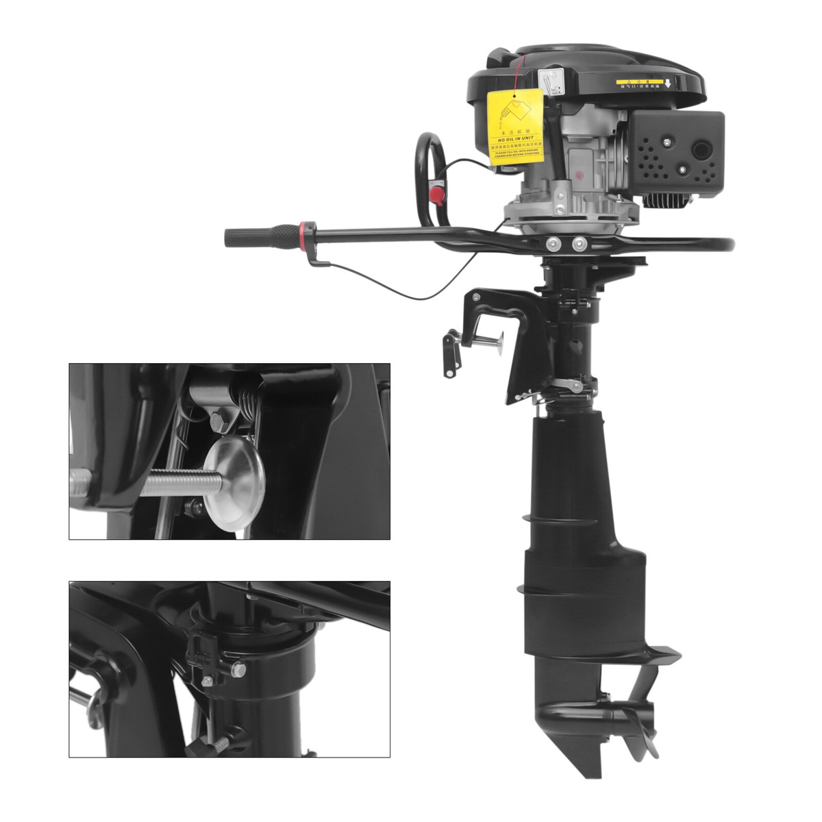 Small Air Cooled Outboard Motors New Model Hand Rotate Starter Kit For