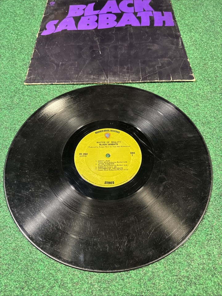 Black Sabbath Master Of Reality Vinyl Record LP BS 2562 1971 | eBay
