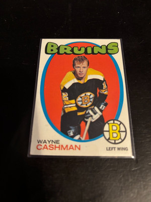 1971/72 Topps Wayne Cashman Boston Bruins #129 | eBay