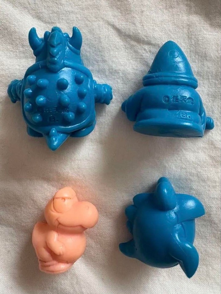 Super Mario Eraser Lot 4pcs Bowser Koopa Retro Character Keshi Vintage ...