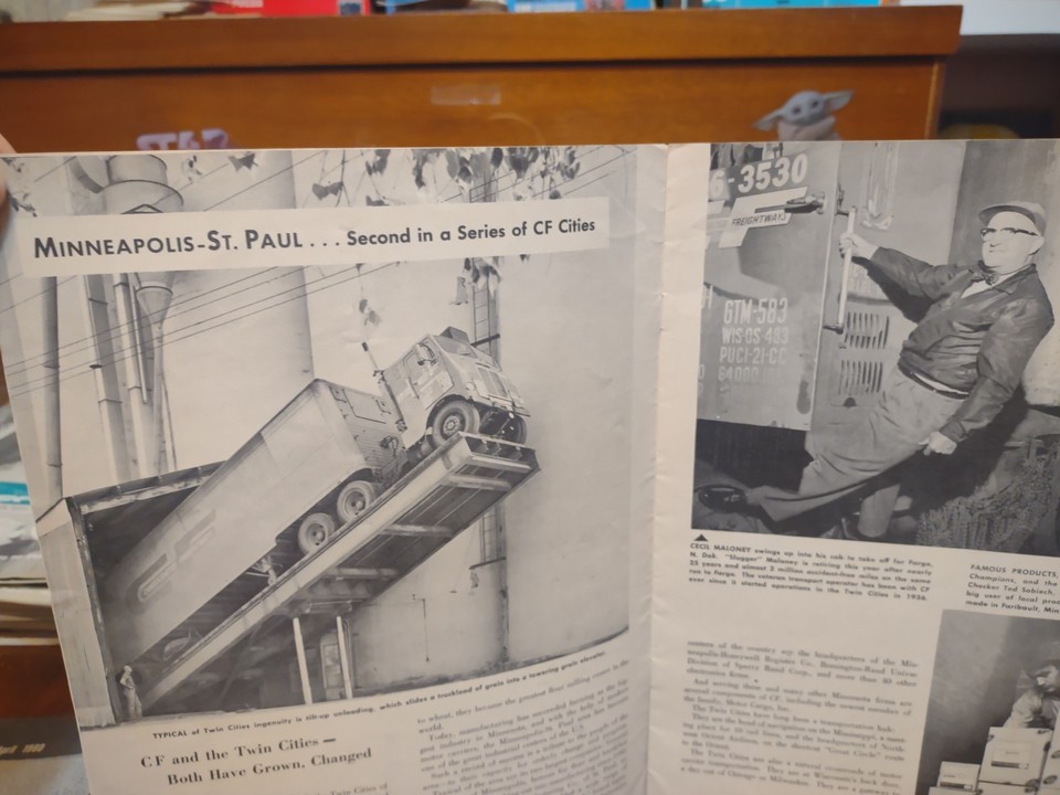 Consolidated Freightways Magazine - The Freighter July 1960 CF Book | eBay