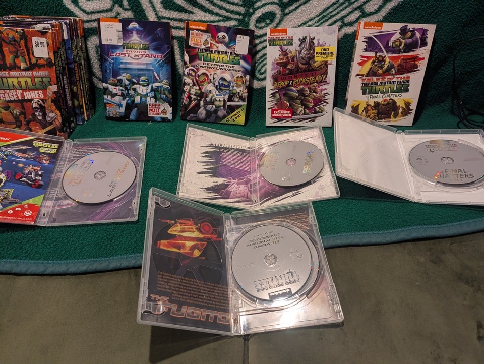 2012 - 2017 Lot of 11 Teenage Mutant Ninja Turtles DVDs + OG Movie ...