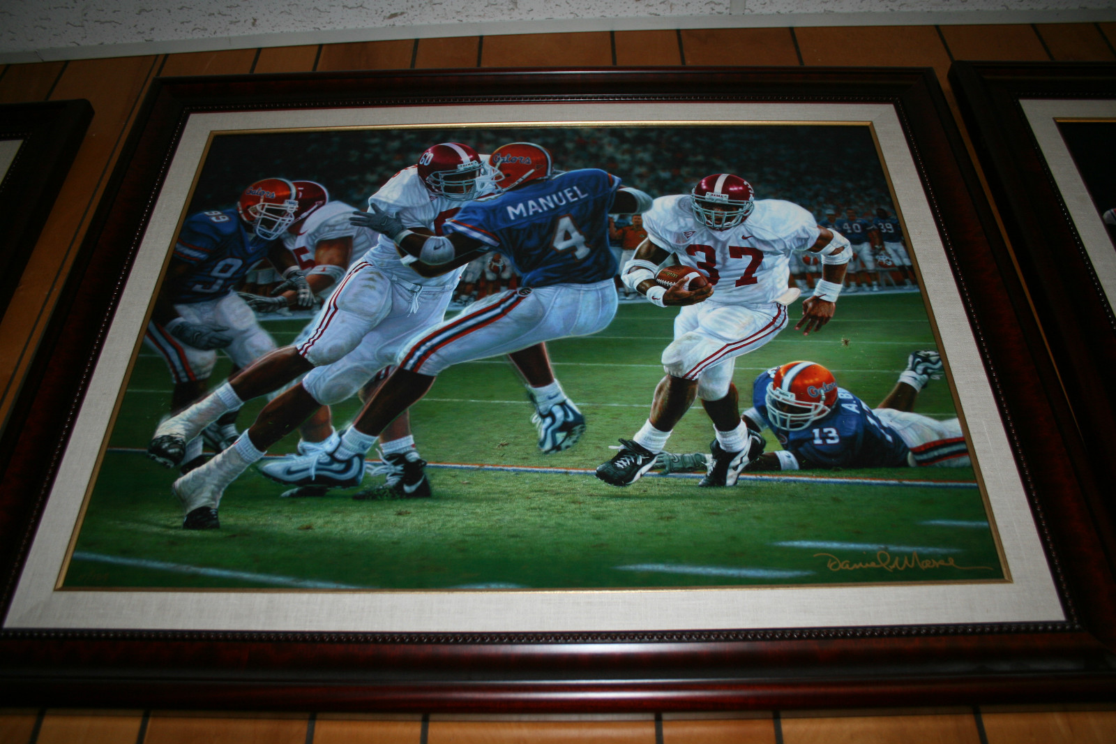 Alabama Football REBIRTH IN THE SWAMP signed art canvas by Daniel Moore ...