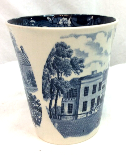 Rare ROYAL WORCESTER Palissy Pottery ~ 1790 Avon Scenes Beaker ~ Made ...