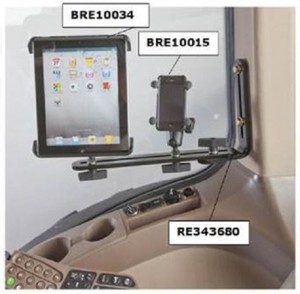 Genuine John Deere Tractor Cab Mobile and Tablet Holder With Bracket | eBay