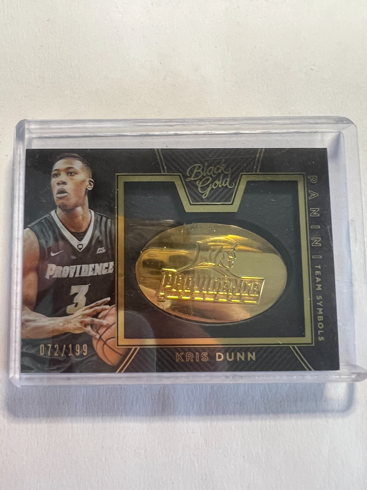 K8,558 - 2016 Panini Black Gold Collegiate Team Symbols #36 Kris Dunn ...