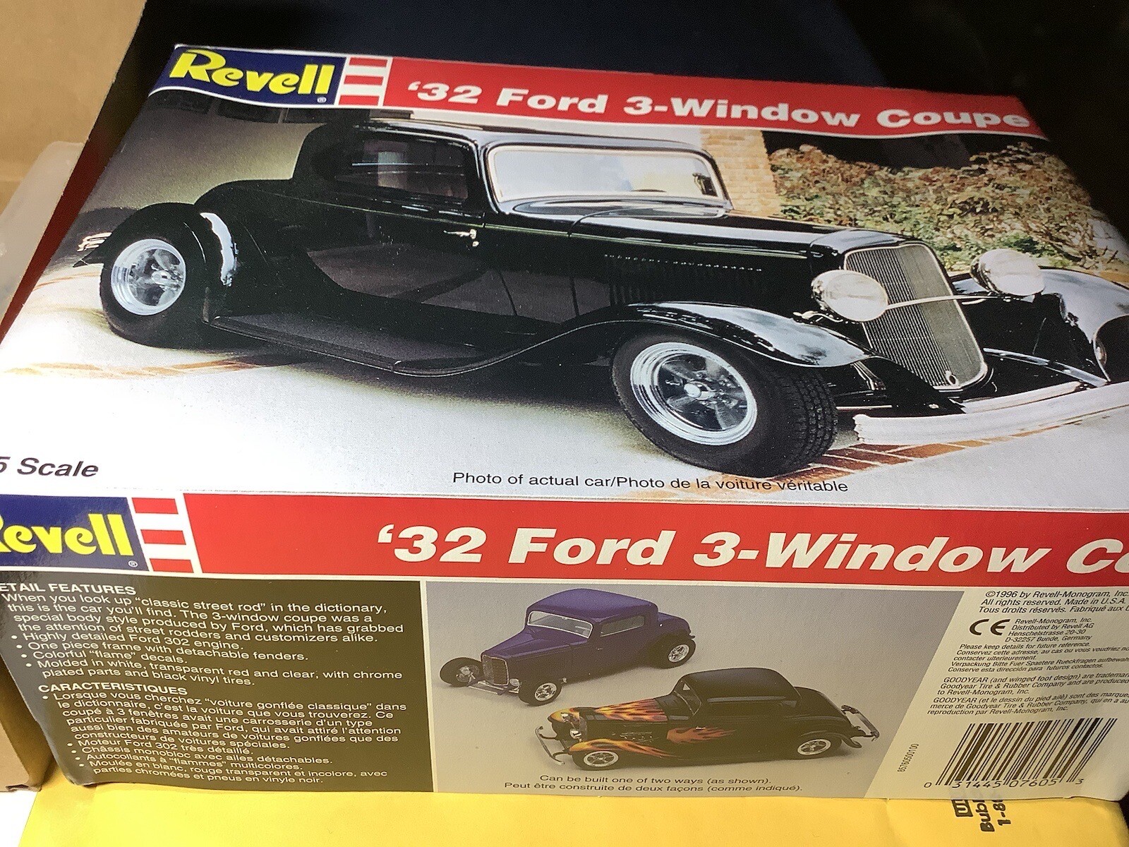 1/25 scale model car kit 32 Ford 3 Window Coupe Exhaust Headers No Box ...