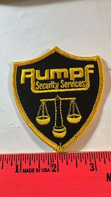 Pumpf Security Services Patch | eBay