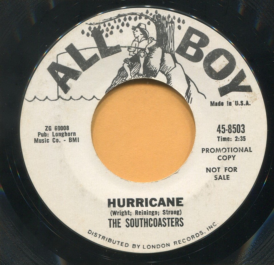 SOUTHCOASTERS (Black Gold / Hurricane) ROCK 45 RPM RECORD | eBay