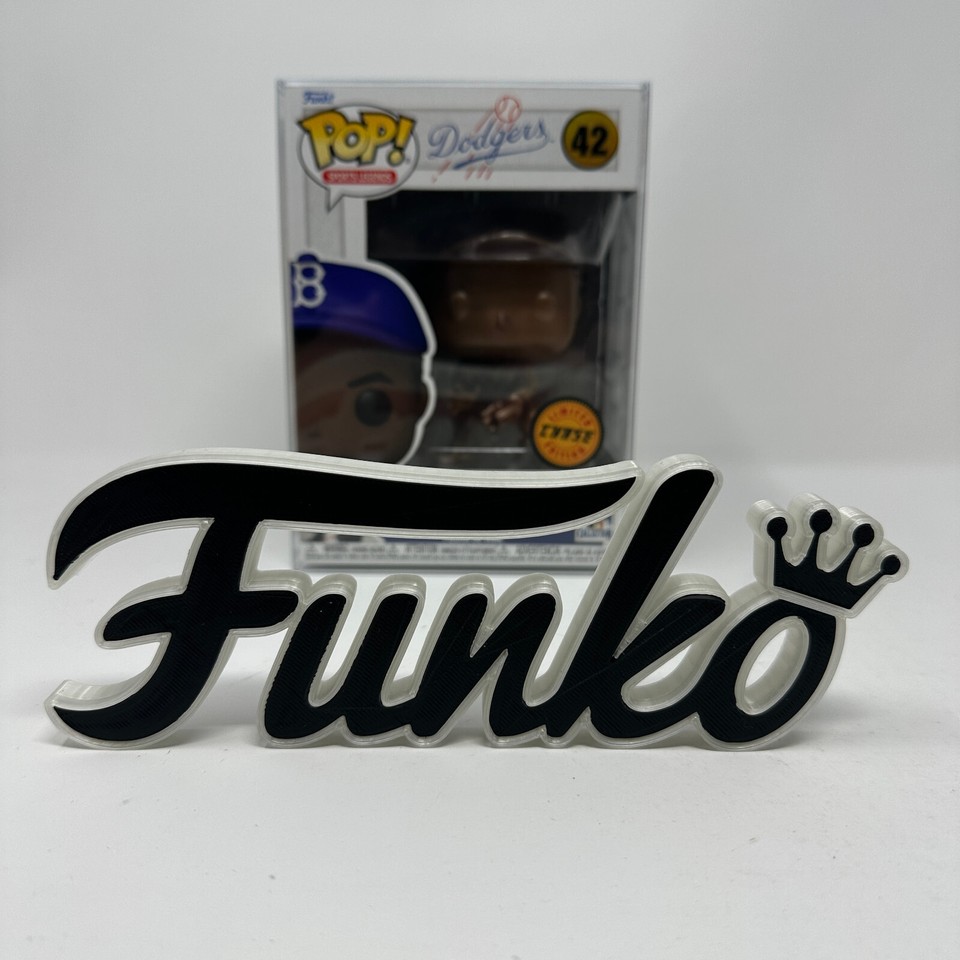 3D Printed GITD FUNKO 8.6 in Fan Sign for your Funko Pops and ...