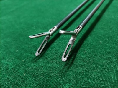 2pc Laparoscopic Fenestrated Grasper 5mmx330mm Reusable High Quality ...