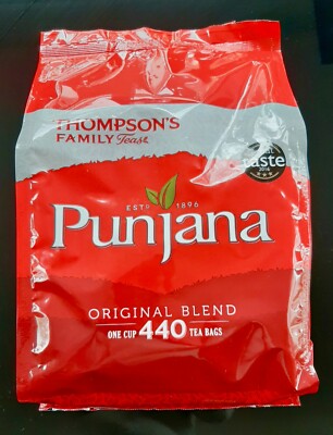 2 QUALITY IRISH TEA Genuine Thompsons Punjana Tea Bags 440 (2 packs ...