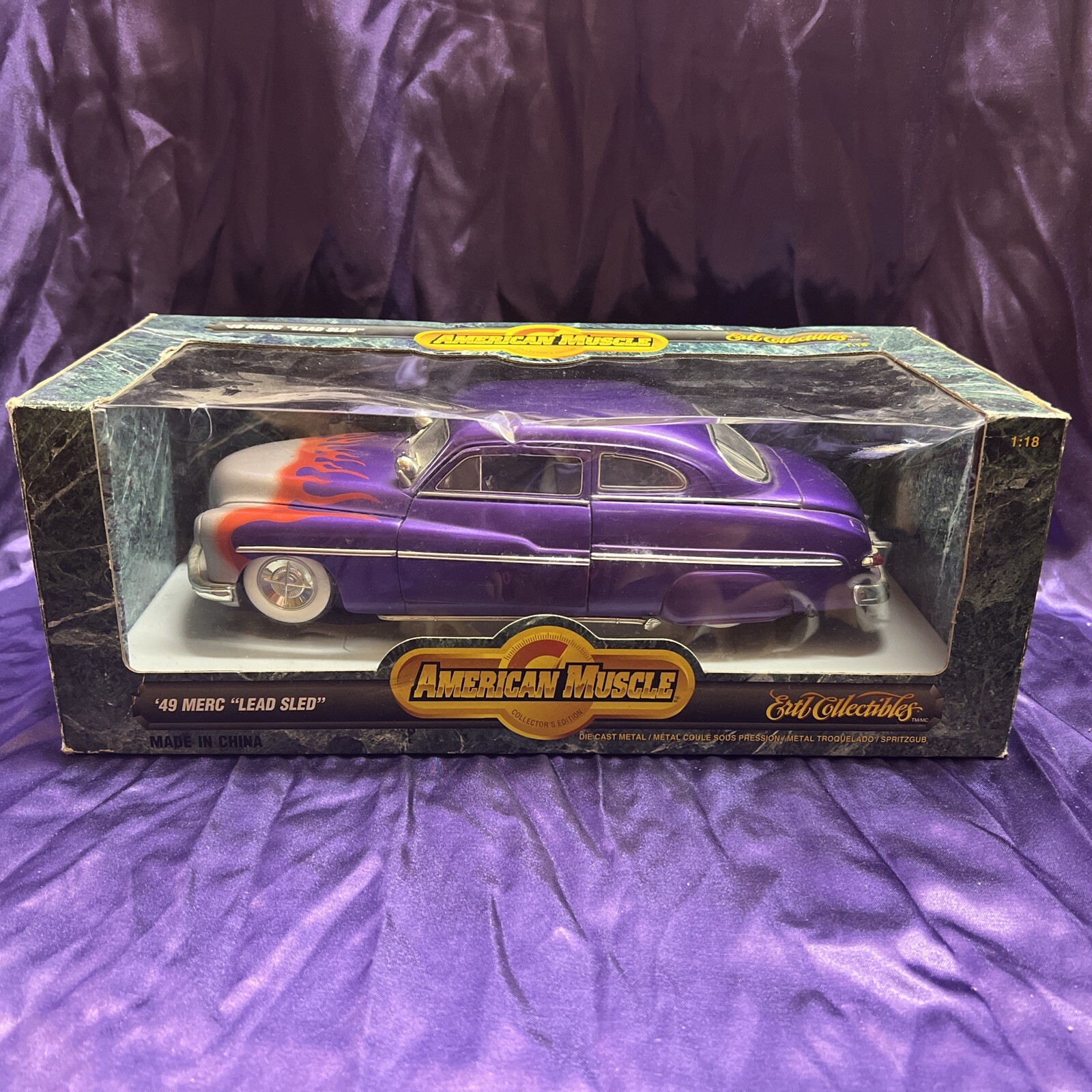 Ertl American Muscle '49 Merc Lead Sled Coupe 1:18 Diecast Car Mercury ...