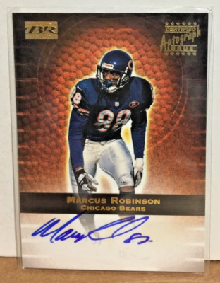 Marcus Robinson Autograph 2000 Topps Bowman Reserve Certified Signature ...