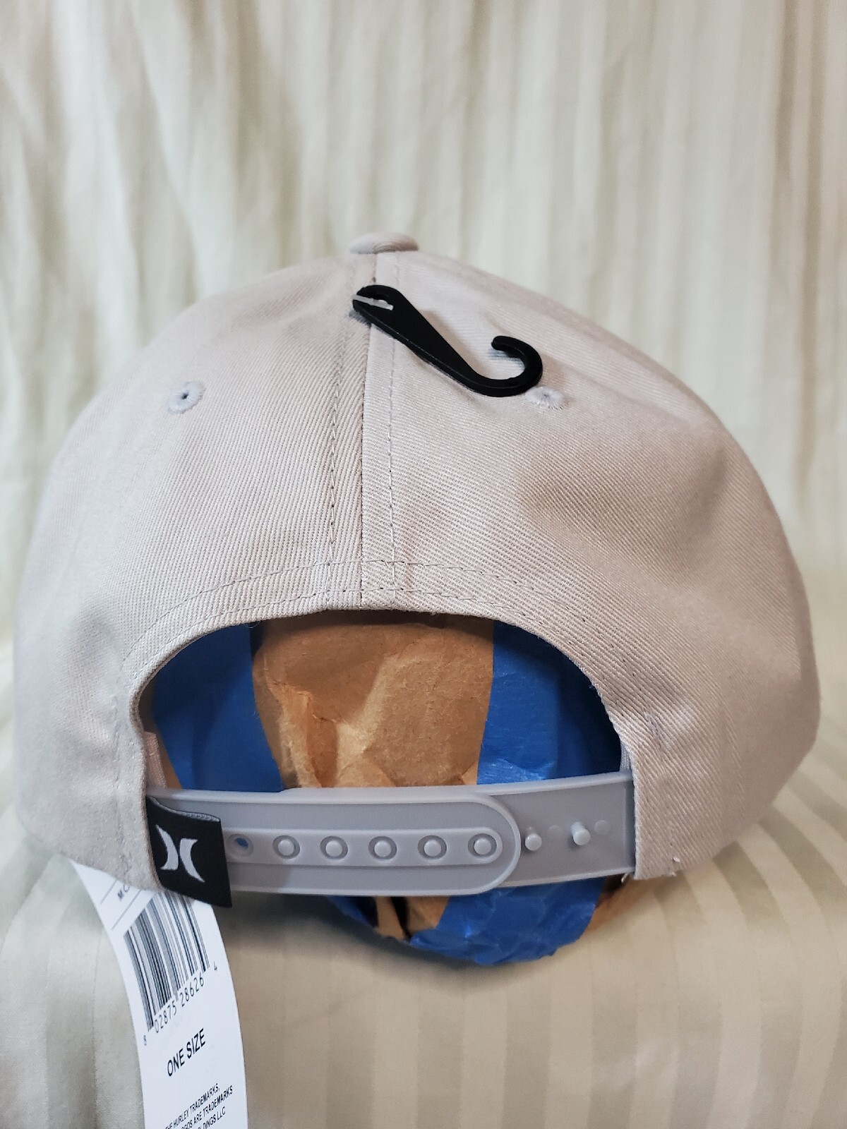 Hurley Men's Casper Hat / Cap -Bone- Snapback OSFA Yupoong Classic | eBay