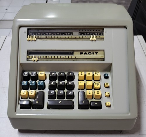 FACIT CA2-16 CALCOLATRICE del 1962 NO OLIVETTI OLD CALCULATOR MADE IN SWEDEN | eBay