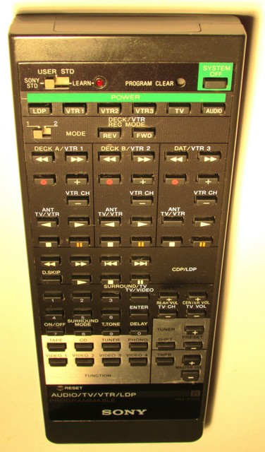 Vintage Original Sony Rm-p312 Audio Remote Control D7 for sale online ...