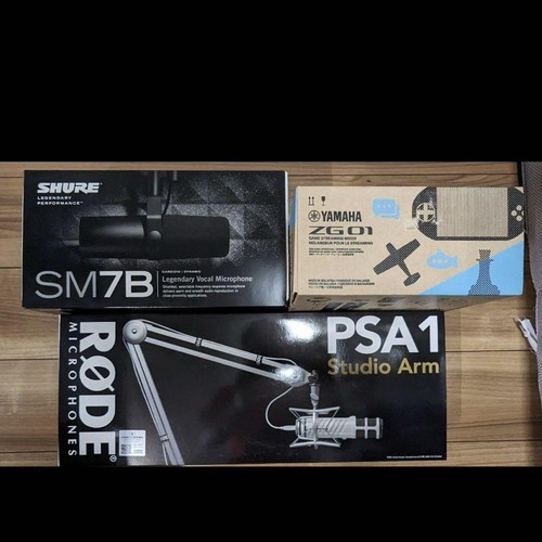 Shure SM7B + Rode PSA1 + yamaha ZG01 set | eBay