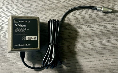 Smiths Medical MD REF 21-3815-01 Legacy AC Adapter 10V Power Supply ...