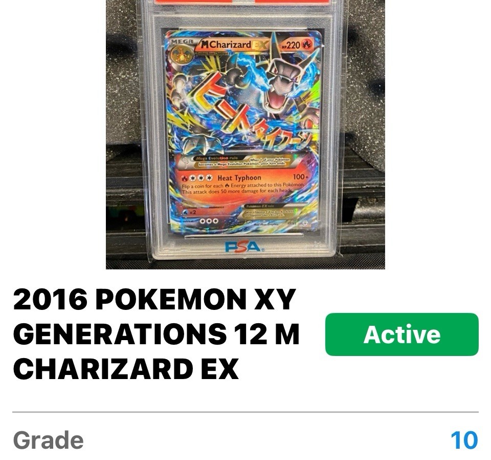 2016 POKEMON XY GENERATIONS M CHARIZARD EX HOLO 12/83 PSA 10 GEM MINT📈 ...