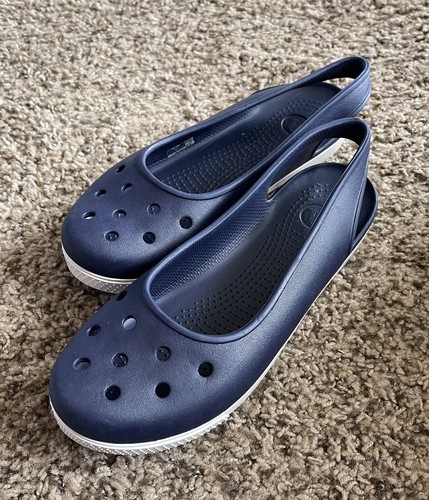 Crocs Crocband Airy Slingback Flats Women’s Size 11 - Gem