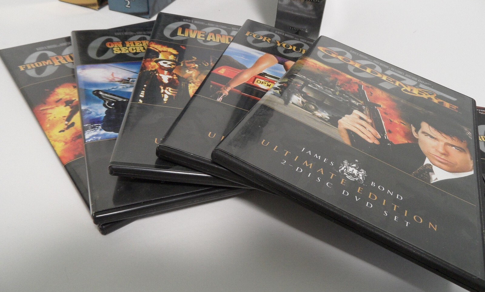 2006 James Bond 007 Ultimate Edition Vol 1-4 DVD Disc Set(10 disc per ...