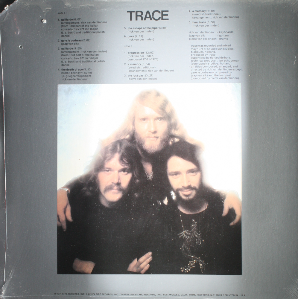 TRACE Self Titled NEW SEALED 1974 Vinyl LP Record Ekseption Prog Rock ...
