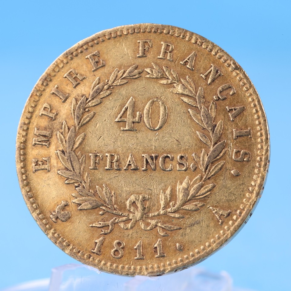 Frankreich 40 Francs 1811 A Napoleon 12,9 Gramm 900 Gold ss (6.) | eBay