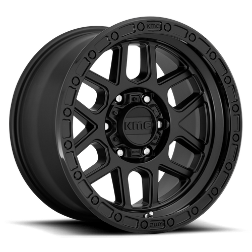 17 Inch Satin Black Wheels Rims Dodge RAM 2500 3500 8x6.5 Lug KMC Mesa ...