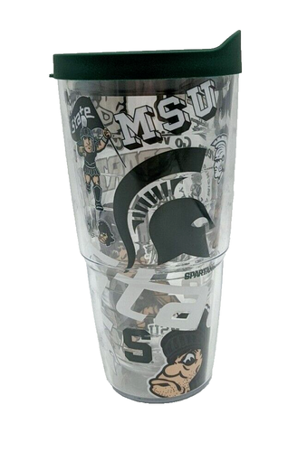 Tervis Michigan State Spartans 24 Oz All Over Logo History Classic ...
