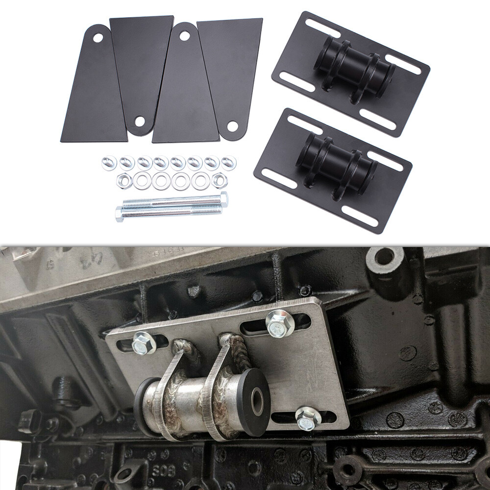 Universal LS Swap Mounts 5.3 Adjustable Swap Mounts Weldable Cut | eBay