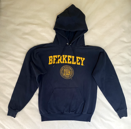 The University of CA Berkeley Blue and Yellow Hoodie Hooded Sweater ...