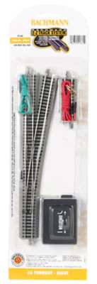 Bachmann 44860 N Scale E-Z Track #6 Right Hand Turnout | eBay