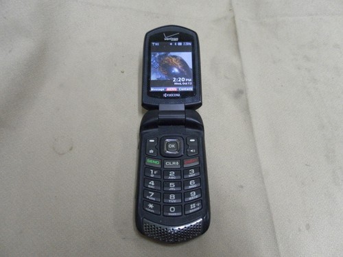 Kyocera E4520 DuraXV Push To Talk Waterproof Rugged Verizon Cell flip ...