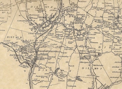 Plymouth Oakville Terryville Pequabuck CT 1874 Maps with Homeowners ...