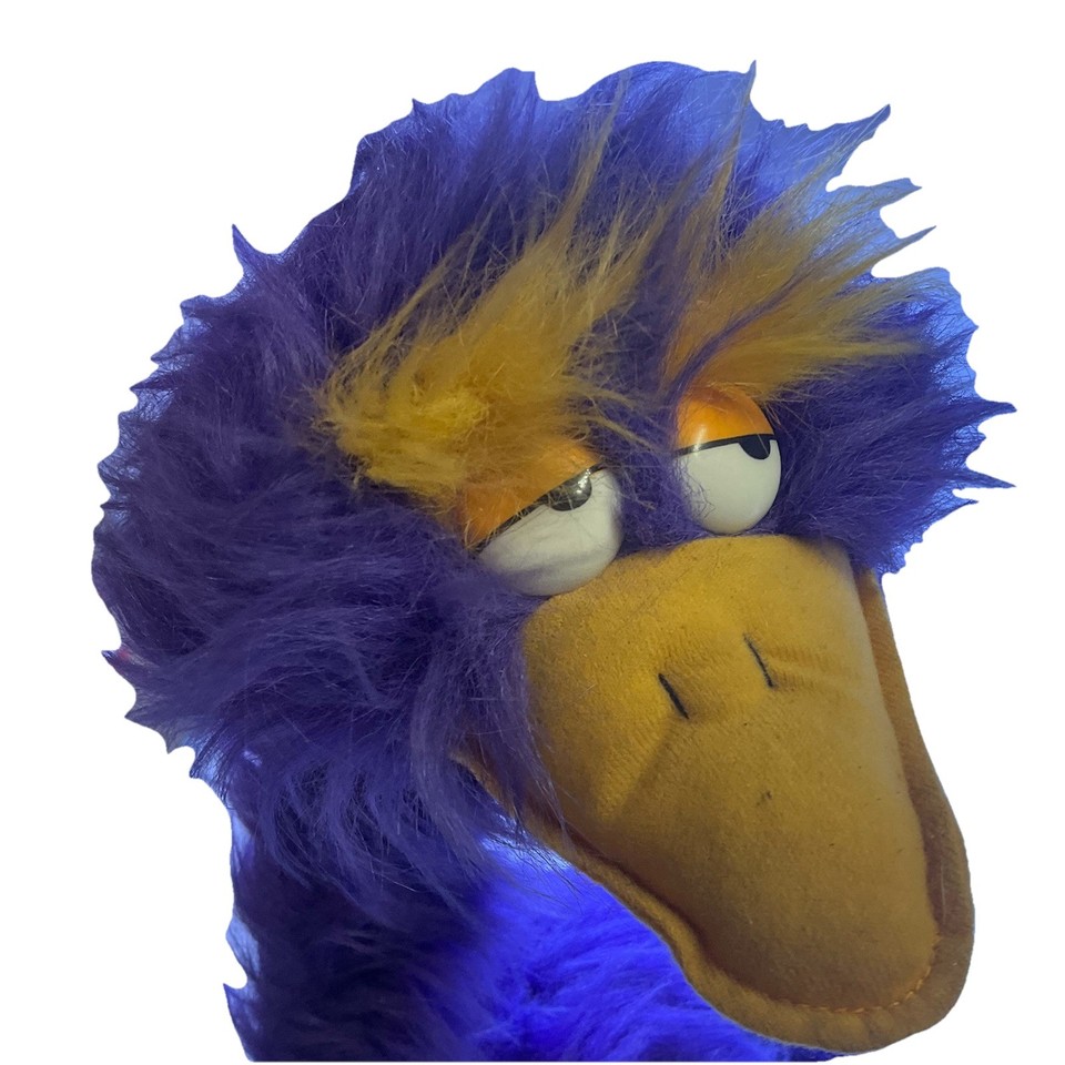 vintage Kings Land Purple Doozy Bird Marionette Walking String Puppet ...